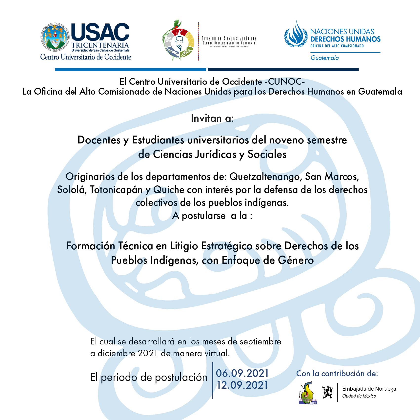 Actividades - Derecho CUNOC